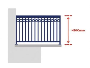 How Tall Should External Railings Be? | British Spirals & Castings